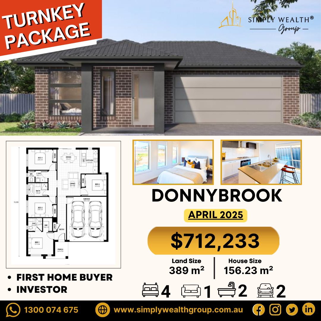 Donnybrook House & Land Package | Your Dream Home At $712K